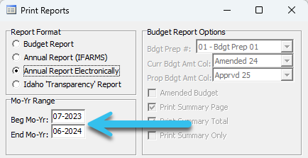 Generate Electronic Annual Report – i2m