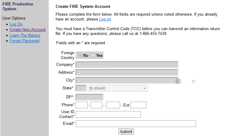 E-File 1099s: Create Your IRS FIRE Account – i2m